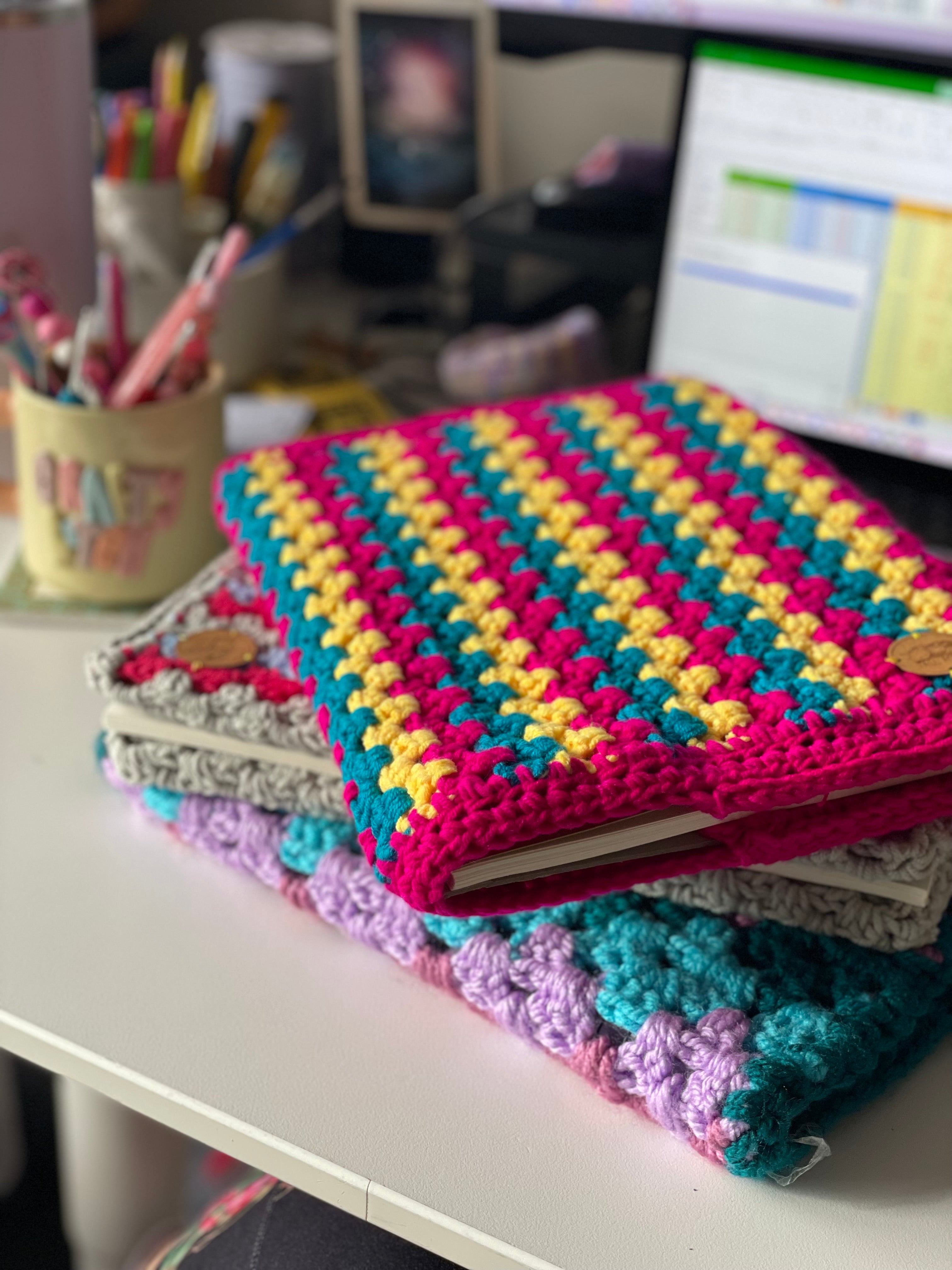 A4 Notebook Cover – Tall Foxes by Kate Fox